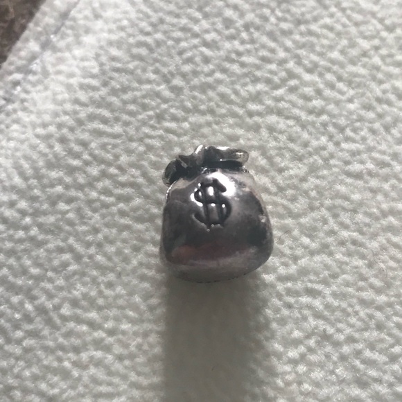 Pandora | Jewelry | Retired Pandora Silver Money Bag Charm | Poshmark